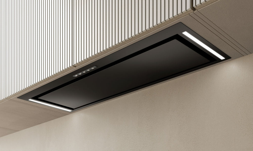 Airforce Compact In 53cm Built-In Cooker Hood with Touch Control-Black ...