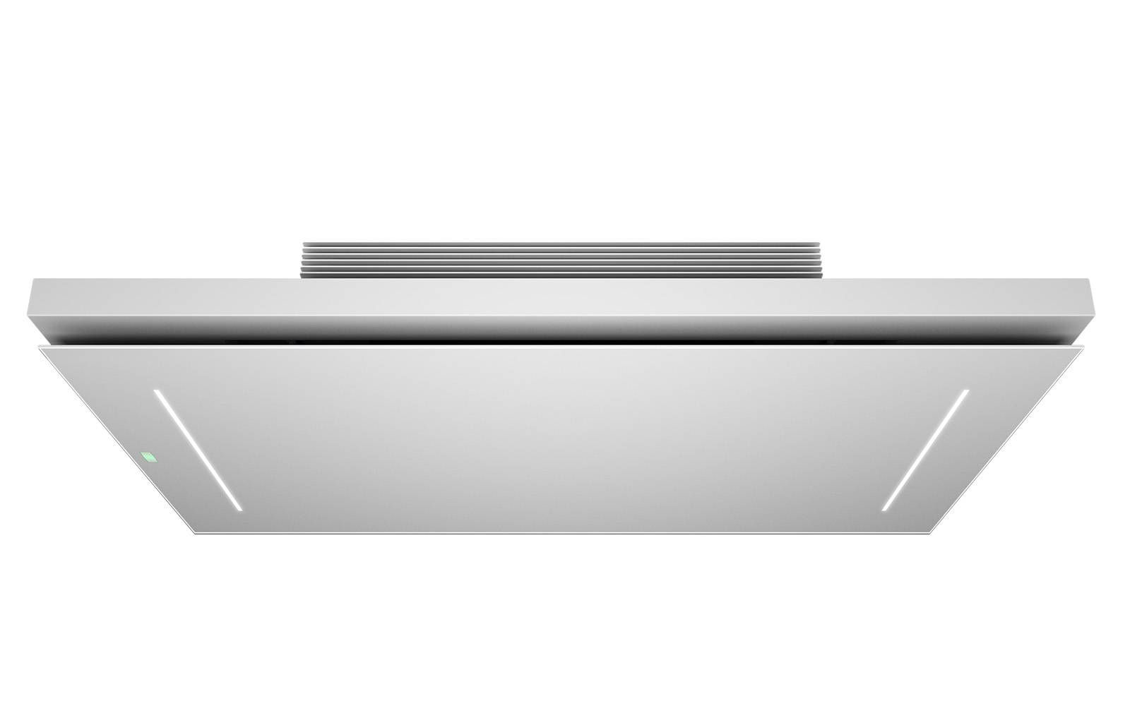 Airforce F207 F 90cm Island Cooker Hood with Remote Control in White G ...